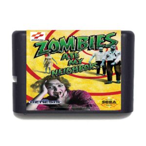 aditi zombies ate my neighbors ntsc-usa 16 bit md game card for sega mega drive for genesis