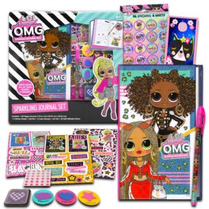 surprise! lol dolls arts and crafts activity bundle, ultimate lol dolls coloring kit with journal, stampers, stamp pads, stickers, and more (party supplies pack), lol dolls toys, lol dolls gifts