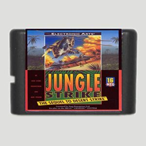 aditi jungle strike 16 bit sega md game card for sega mega drive for genesis