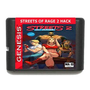 aditi streets of rage 2 hack 23 people 16 bit md game card for 16 bit sega megadrive genesis game console (eur shell)