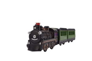 titipo electric train toy steam - titipo the little train animation character steam, with 2 passenger cars included