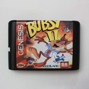 aditi bubsy ii 16 bit sega md game card for sega mega-driver for genesis.