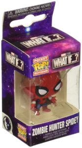 pop keychain: what if? - zombie hunter spidey, multicolor, (57402)