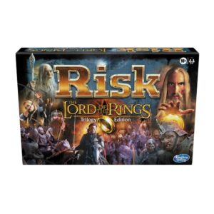 hasbro gaming risk: the lord of the rings trilogy edition, strategy board game for ages 10 and up for 2-4 players, multicolor, one size