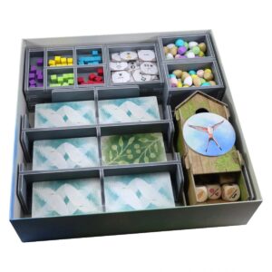 folded space: wingspan board game organizer