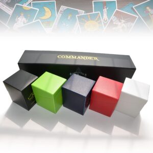 commander deck boxes set of 5 + 500 sleeves