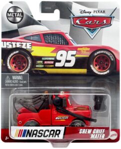 diecast disney pixar cars crew chief mater (red) - nascar metal series