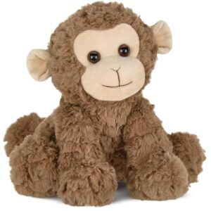 bearington collection giggles monkey stuffed animal 11 in - monkey plush toy for kids