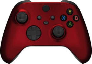 xbox wireless custom gaming controller -soft shell series x/s - for microsoft xbox (red series)