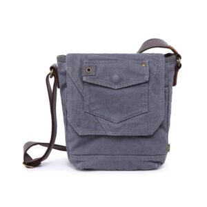 tsd brand spring palm canvas crossbody bag (grey)