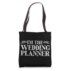 wedding planner cool engagement party coordinator gift tote bag