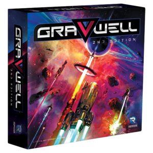 renegade game studios gravwell 2nd edition, escape a black hole, 2-6 players, ages 10+, playing time 30-45 minutes