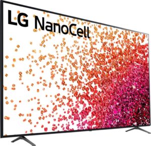 lg nanocell 75 series 86” alexa built-in 4k smart tv (3840 x 2160), 120hz refresh rate, ai-powered 4k ultra hd, active hdr, hdr10, hlg, dolby vision iq, dolby atmos (86nano75upa, 2021)