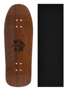 teak tuning wooden fingerboard carlsbad cruiser deck, leather bound book - 34mm x 100mm - handmade, pro shape & size - five plies wood veneer - includes prolific foam tape