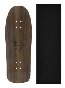 wooden fingerboard carlsbad cruiser deck, the swanson - 34mm x 100mm - handmade, pro shape & size - five plies wood veneer - includes prolific foam tape - teak tuning