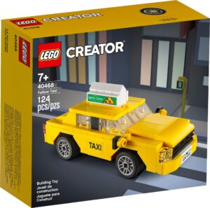 lego creator yellow taxi 40468 exclusive set