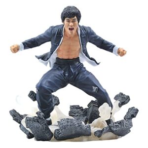 diamond select toys bruce lee gallery: earth pvc statue, multicolor, 9 inches