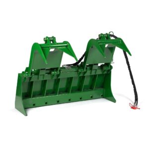 titan attachments 60-in tine bucket attachment fits john deere loaders fits john deere loaders, hook and pin connection