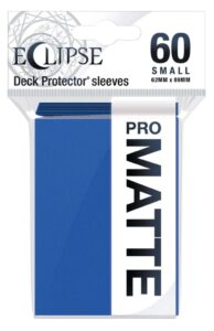 ultra pro - eclipse matte small sleeves 60 pack - pacific blue