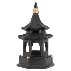 valiclud zen garden decor pagoda lantern meditation tabletop ornaments pavilion aquarium decoration