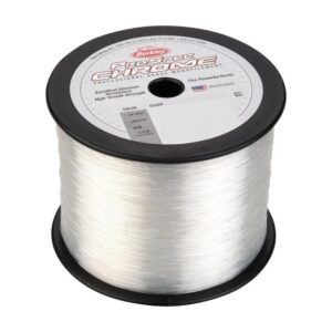 berkley prospec® chrome, clear, 25lb | 11.3kg, 1000yd | 914m monofilament fishing line, suitable for saltwater environments