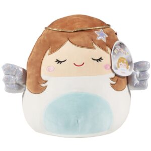 squishmallows 12-inch nicky the angel -official jazwares plush - collectible soft & squishy heavenly angel stuffed animal toy - add to your squad - religious gift for kids, girls & boys