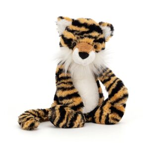 jellycat bashful tiger stuffed animal, medium 12 inches | big cat plush toy | classic children's gift