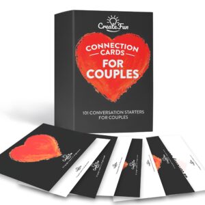 conversation cards for couples - 101 couples conversation starter cards - conversation starter and question cards for engaging and thought-provoking conversations with your loved one