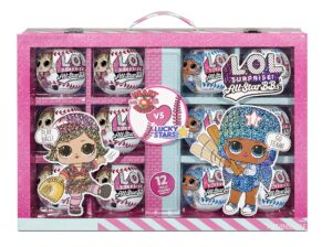 l.o.l. surprise! all star sports ultimate collection series 1 with 12 sparkly baseball dolls, each 8+ surprises, ultra-rare beatnik babe, 2 teams, gift for kids, toy for girls boys ages 4 5 6 7+ years old