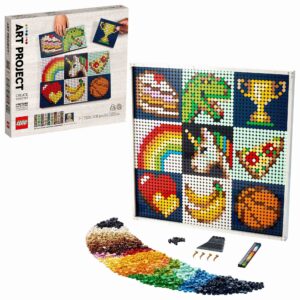 lego art: art project – create together 21226 building kit; a great creative opportunity to make fun wall art (4,138 pieces)