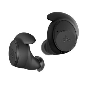 avantree ace bluetooth 5.2 true wireless earbuds with aptx adaptive audio, app function, noise isolating, 4 clear voice capture microphones, volume control, 36h earphones, secure fit earfin