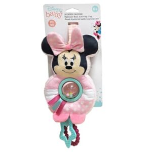 kids preferred disney baby minnie mouse spinner ball on the go activity toy