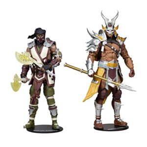 sub zero vs. shao khan mortal kombat 11 mcfarlane toys action figure 2-pack