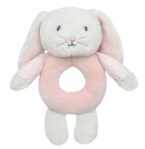 kids preferred carter’s bunny ring rattle, plush toy for babies