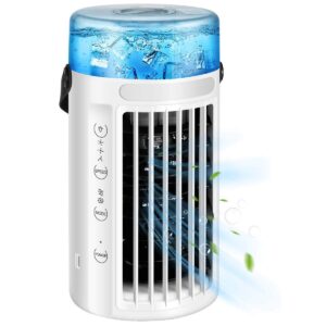 vosarea portable air cooler 4 in 1 mini air conditioner fan air cooling fan air misting cooler for room office