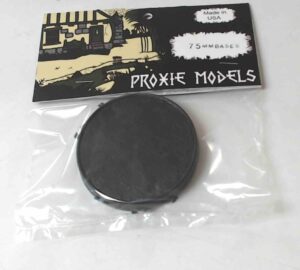 proxie models 75 mm round figure bases