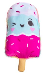 cuddle pals chill wink-sicle ice pop, coolable stuffed animal pillow