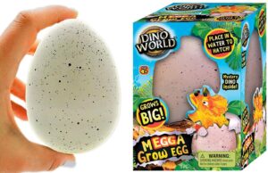 ja-ru giant dinosaur egg growing toys (1 eggs assorted) magic surprise hatching& grow in water animals for kids, boys & girls. bulk jurassic party favors easter basket fillers. 1747-1s