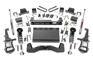 rough country 6" suspension lift kit w/n3 struts for 2021-2023 f-150 4wd - 58731