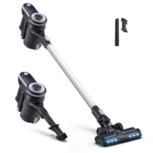 simplicity vacuums s65s vacuum cleaner cordless carpet and hard floor superstar, one-click and go vacuum stick with two speeds, converts to handheld vacuum cleaner for car and home cleaning