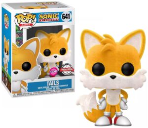 funko pop sonic the hedgehog flocked tails ( 641 - exclusive )