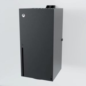 3d cabin xbox series x wall mount bracket metal floating vertical holder hidden stand for console black