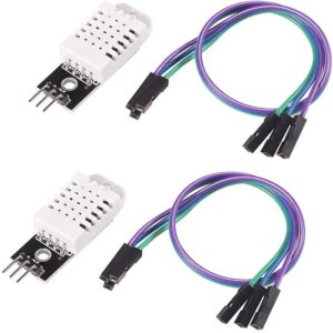 aoicrie 2pcs dht22 am2302 digital temperature humidity sensor module temperature humidity monitor sensor replace sht11 sht15 for arduino electronic practice diy