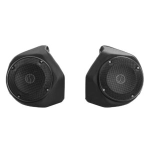 wowtk king tour pack 6.5" rear speakers pod kit fits for harley touring electra glide, street glide, ultra limited, road glide ultra and tri glide models 2014-2023,left and right (black)