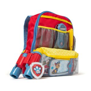 melissa & doug paw patrol pup backpack role play set (15 pieces) - paw patrol adventure pack, toys, pretend play outdoor gear