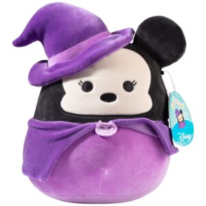 squishmallows 8" minnie mouse witch - official kellytoy disney plush - cute and soft stuffed animal toy - great gift for kids