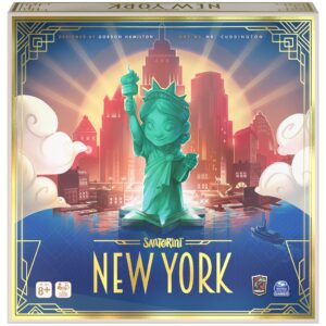 santorini new york, strategy board game, for adults and kids ages 8 and up