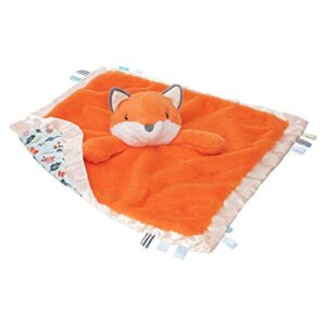 manhattan toy fairytale snuggle fox blankie ultra-soft soothing baby lovey, 19" x 19"