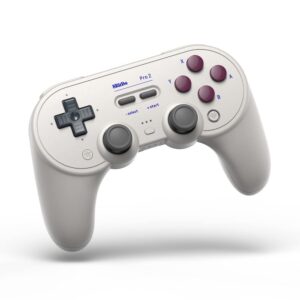 8bitdo pro 2 bluetooth controller for switch, pc, android, steam deck, gaming controller for iphone, ipad, macos and apple tv (g classic edition)