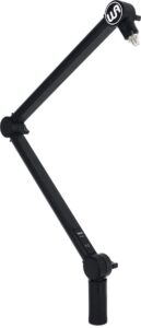 warm audio wa-mba premium broadcast microphone boom arm, black